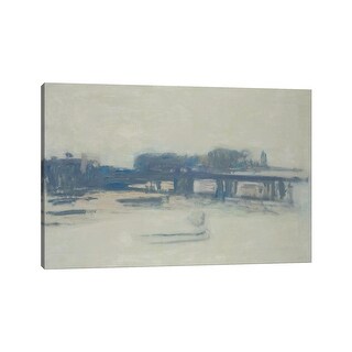 iCanvas "Study for Charing Cross Bridge, 1899-1901 " by Claude Monet Canvas Print - Bed Bath ...